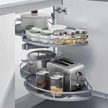 Diamond Corner Swing Out Kitchen Storage | Temple & Webster