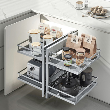 Diamond Magic Corner II Pull Out Kitchen Storage | Temple & Webster