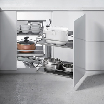 Diamond Magic Corner Pull Out Kitchen Storage | Temple & Webster