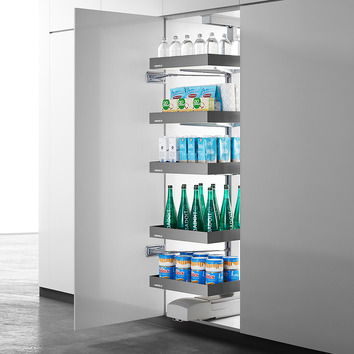 6 Tray Shearer Galaxy Adjustable Pull Out Pantry Unit | Temple & Webster