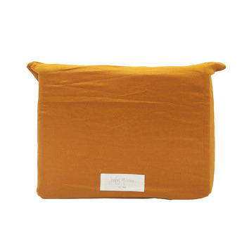 Terracotta Doux Linen Quilt Cover Set | Temple & Webster