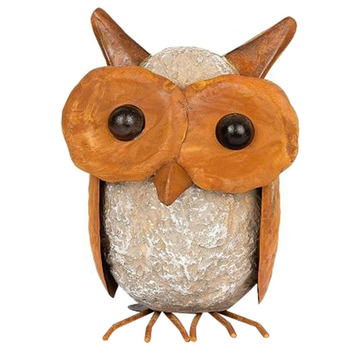 Rust Owl Garden Statue | Temple & Webster