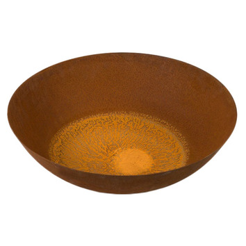 Rust Wok Metal Planter | Temple & Webster