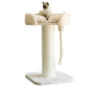 Kazoo 100cm Cat Scratching Post with Bed | Temple & Webster