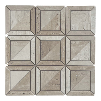 Naima Beige Tile Sample | Temple & Webster