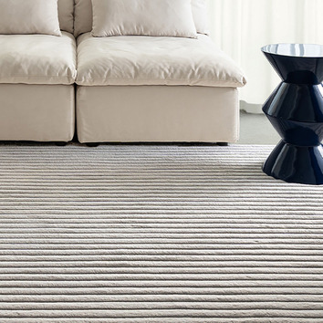 DaisieRugStudio Bone Ivory Galleria Power-Loomed Rug | Temple & Webster