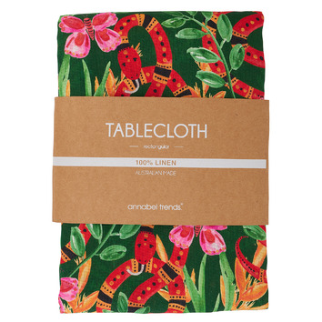 AnnabelTrends Jungle Snake Linen Tablecloth | Temple & Webster