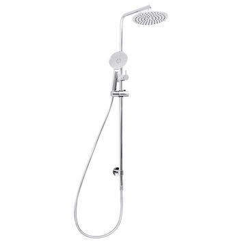 Matcha Chrome Deluxe Twin Shower | Temple & Webster