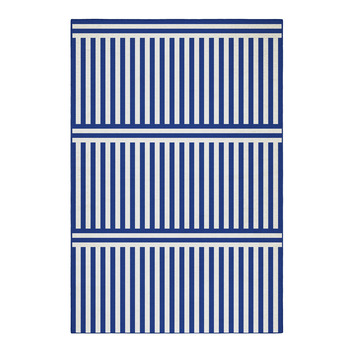 Royal Blue Plinth Machine Washable Rug | Temple & Webster