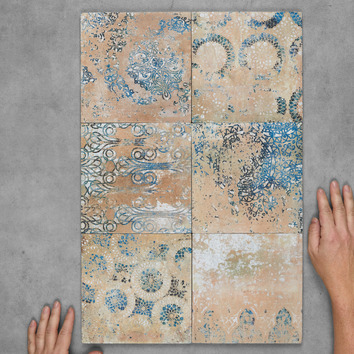 Sofia Matt Decorative Porcelain Tile | Temple & Webster