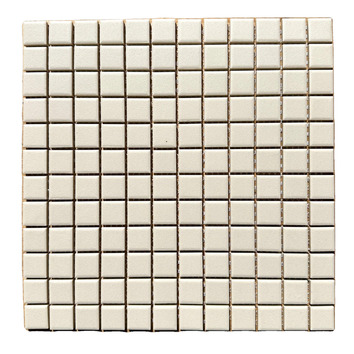 Sasha Matt Off-White Small Square Porcelain Mosaic Tile | Temple & Webster