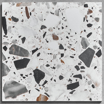 Lorenzo 300 x 300mm Matt Multi-Colour Terrazzo Look Porcelain Tile ...