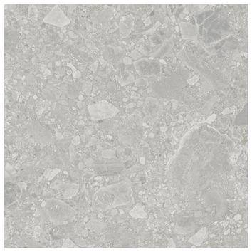 Elena Tiles Marlo 300 x 300mm Grey Terrazzo Look Porcelain Tile ...