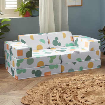 DisneyHome Disney Home 14 Piece Kids' Mickey Mouse Modular Play Sofa ...