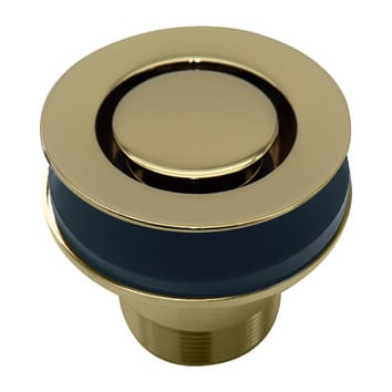 40mm Brass Bath Pop-Down Waste with Overflow | Temple & Webster