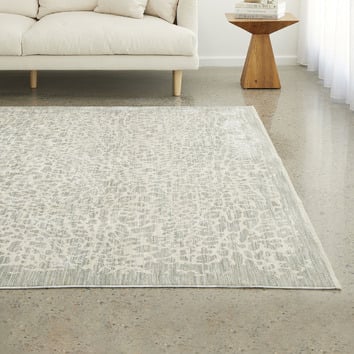 Mist Rogue Abstract Rug | Temple & Webster