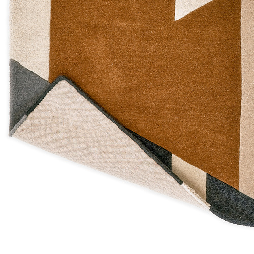 Caramel Slate Shell Popova Hand-Tufted Rug | Temple & Webster
