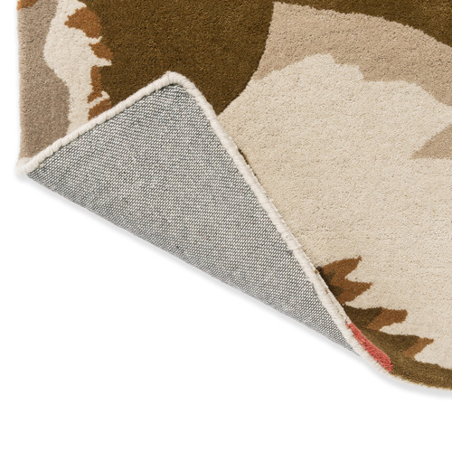 Amber Calathea Hand-Tufted Wool-Blend Rug | Temple & Webster