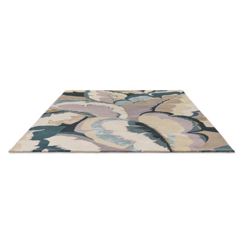 Wild Water Calathea Hand-Tufted Wool-Blend Rug | Temple & Webster