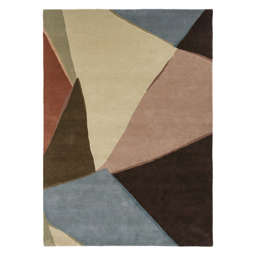 Spice Sumi Reflect Hand-Tufted Wool Rug | Temple & Webster