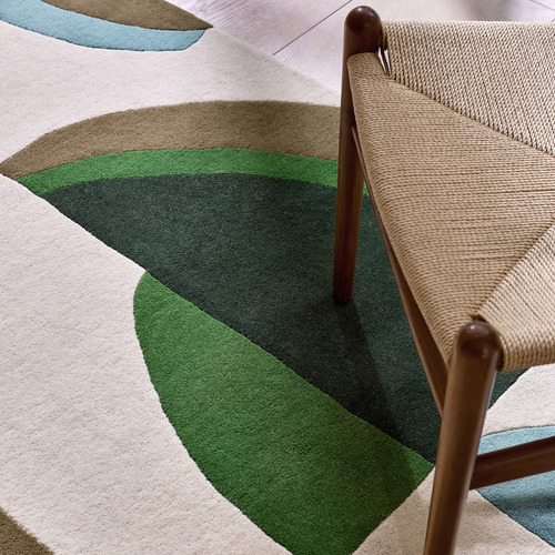 Emerald Torillo Hand-Tufted Wool Rug | Temple & Webster