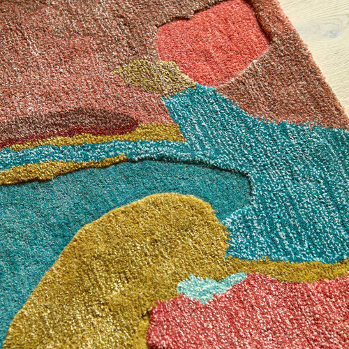 Rosewood Foresta Hand-Tufted Wool-Blend Rug | Temple & Webster