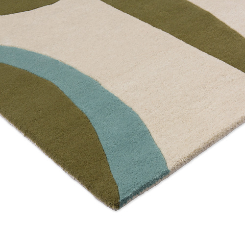 Emerald Torillo Hand-Tufted Wool Rug | Temple & Webster