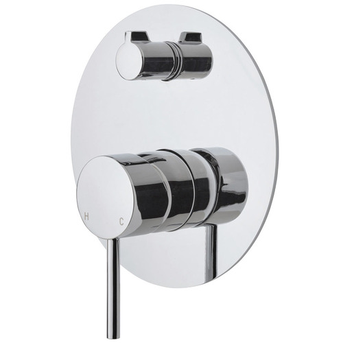 Kaya Brass Diverter Mixer | Temple & Webster