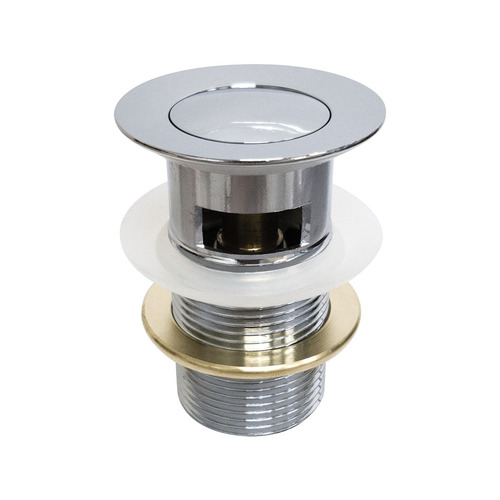 Fienza Wes 32mm Chrome Brass Basin Pop-Up Waste with Overflow | Temple ...