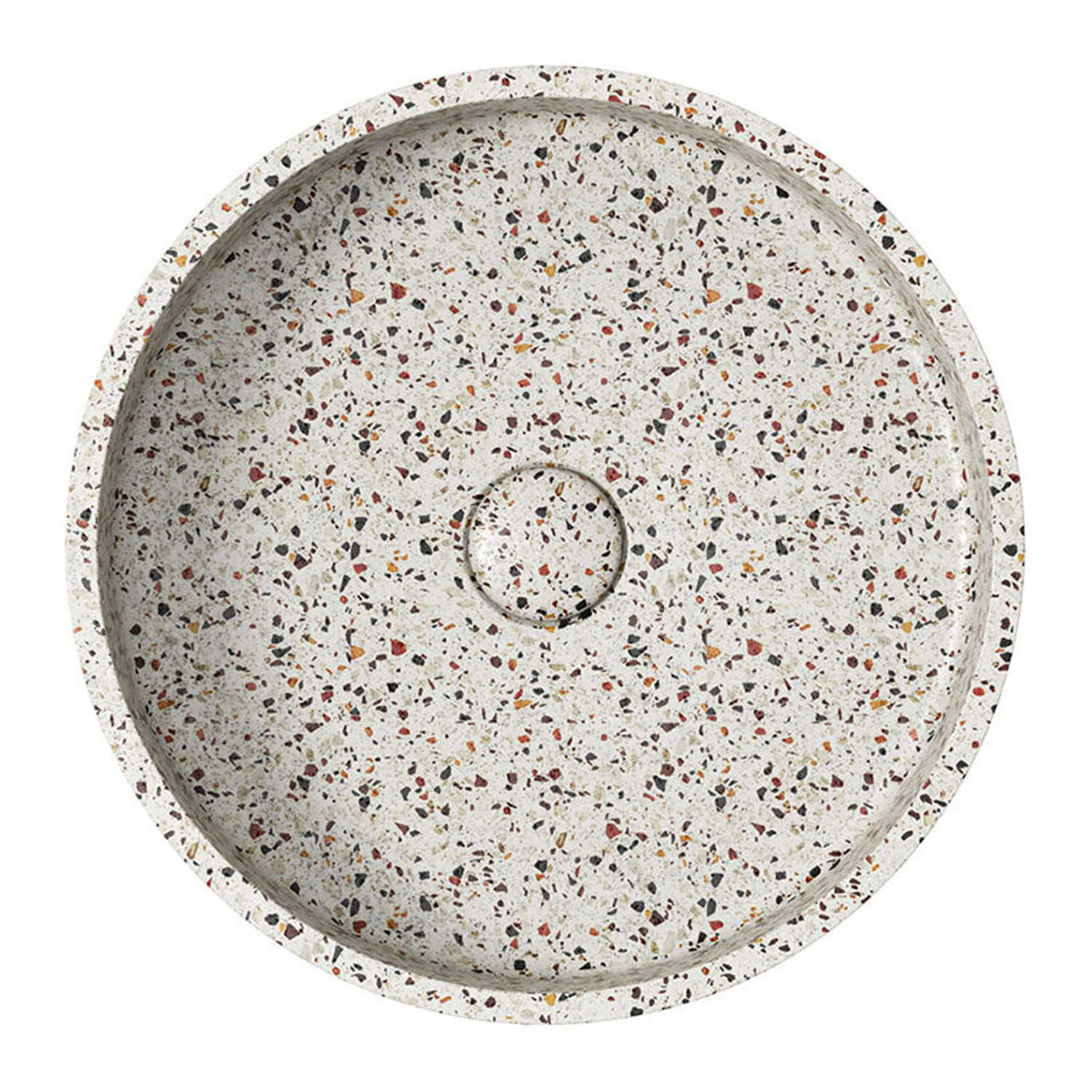 Fienza Jada Round Concrete Basin & Waste Set | Temple & Webster