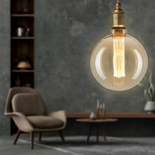 Liteworks G125 Vintage-Style LED Decorative Globe | Temple & Webster