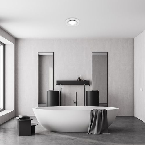 Liteworks Starline 16W Round Exhaust Fan with LED Light | Temple & Webster