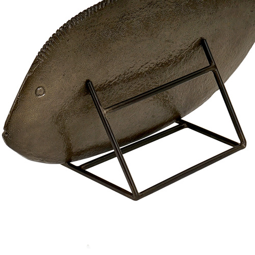 SLH House Metallic Fish Aluminium Figurine | Temple & Webster