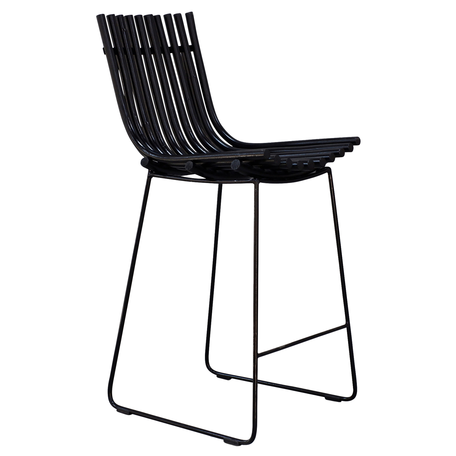 SLH House 65cm Clark Rattan Counter Stool | Temple & Webster