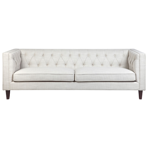 Rexington Home Button Tufted Blaise 3 Seater Sofa | Temple & Webster