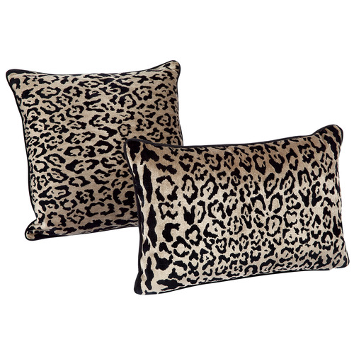 Rexington Home Sheena Leopard Velvet Cushion | Temple & Webster