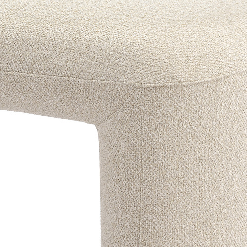 Rexington Home Mikhail Boucle Ottoman Bench | Temple & Webster