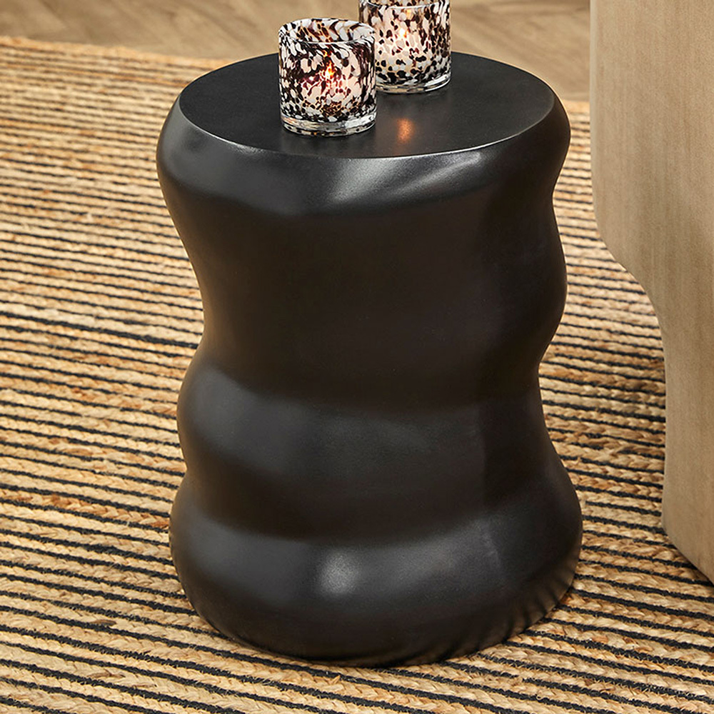 Harlin Concrete Accent Stool | Temple & Webster