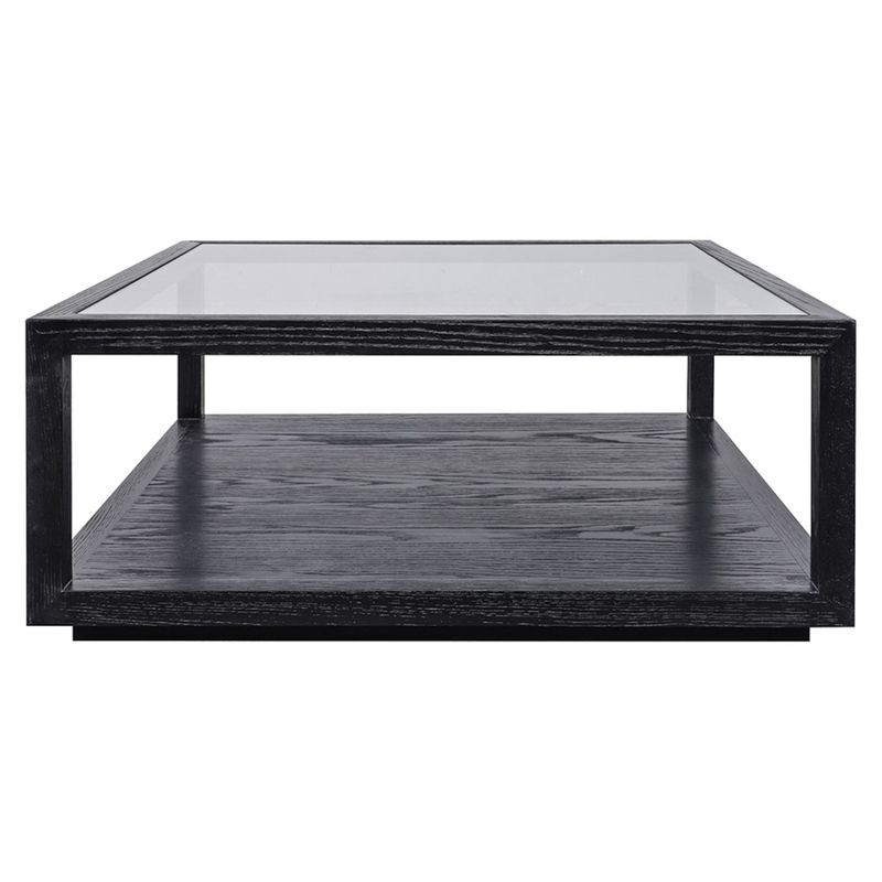 Galvan Square Oak Wood Coffee Table | Temple & Webster