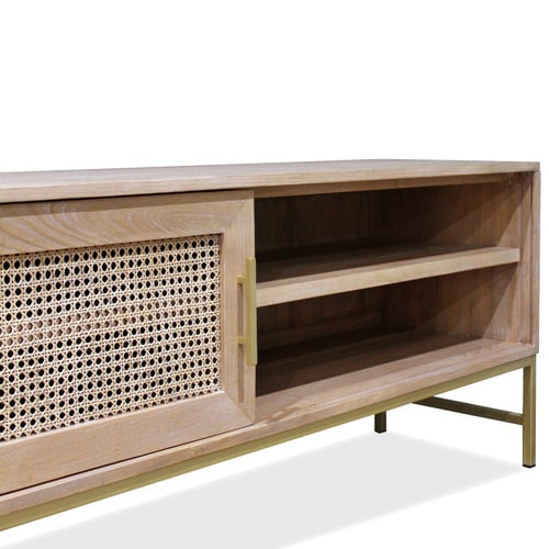 160cm Lilo Rattan TV Unit | Temple & Webster