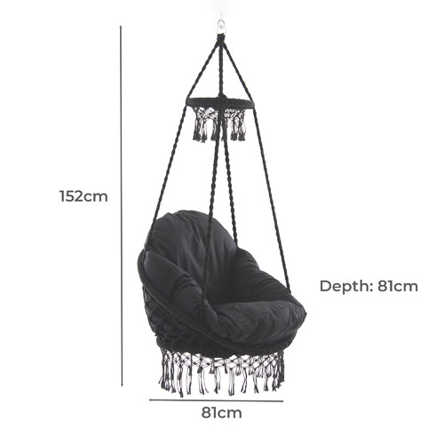 Vivere Hammocks Macrame Hanging Chair | Temple & Webster
