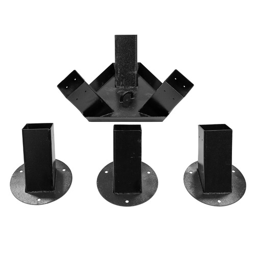 4 Piece Steel Tripod Bracket Set | Temple & Webster