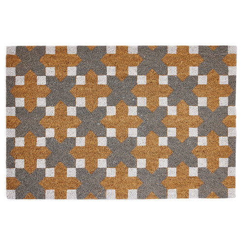 Madras Link Tessellate Coir Doormat | Temple & Webster