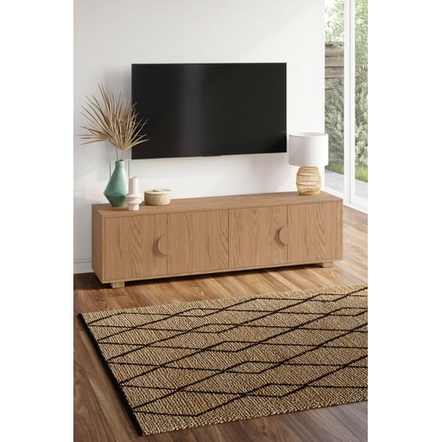 EstudioFurniture Brighton Oak Entertainment Unit | Temple & Webster