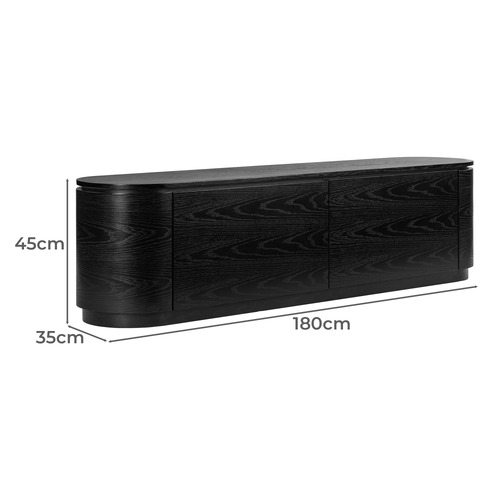 EstudioFurniture Toulouse 2 Door 2 Drawer Entertainment Unit | Temple ...