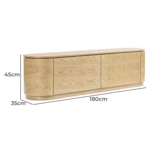 EstudioFurniture Toulouse 2 Door 2 Drawer Entertainment Unit | Temple ...