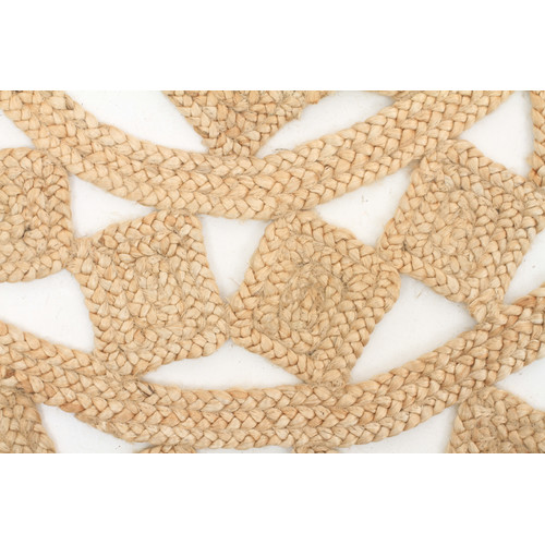 Jasmine Diamonds Natural Rug | Temple & Webster
