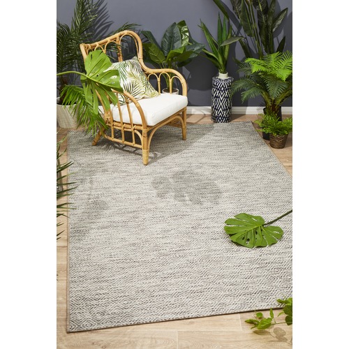Network Rugs Natural Flat-Woven Indoor/Outdoor Rug | Temple & Webster
