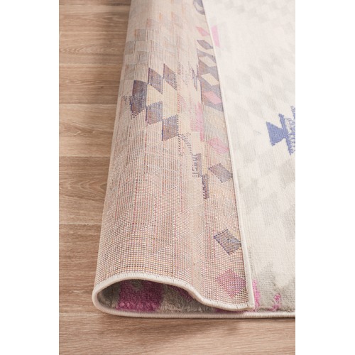 Network Rugs Pastel & Ivory Pastel Boho Geometric Rug | Temple & Webster
