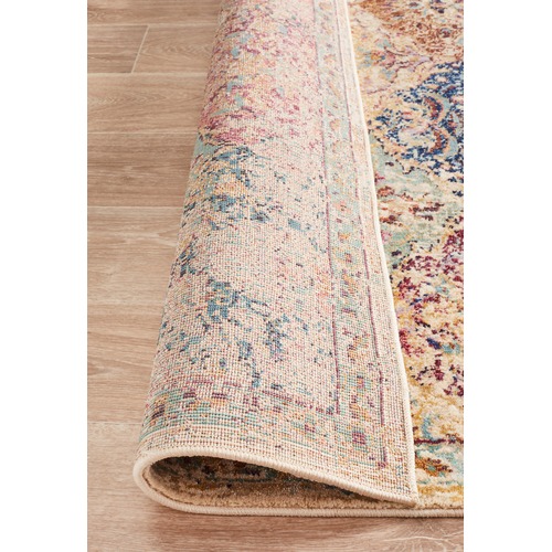 Network Rugs Multi Vintage Look Power Loomed Rug | Temple & Webster